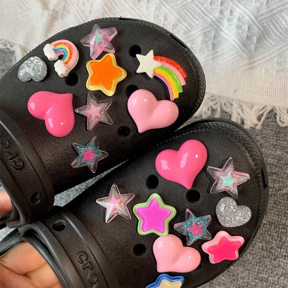 Cute Colorful Croc Charms Set for Girls Kids Jibbitz Star - Etsy