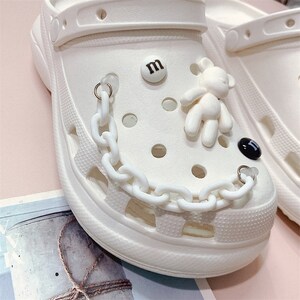 Minimalist Black White Style Croc Charms Set for Girls Kids Jibbitz - Etsy