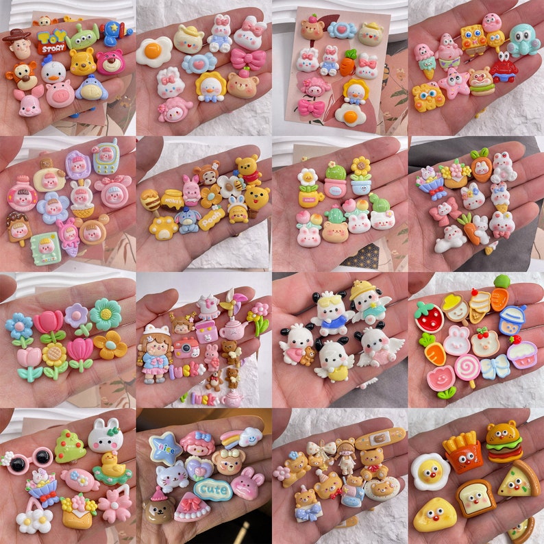 Kawaii Resin Embellishments for DIY Shoe Charm Croc Charms - Etsy