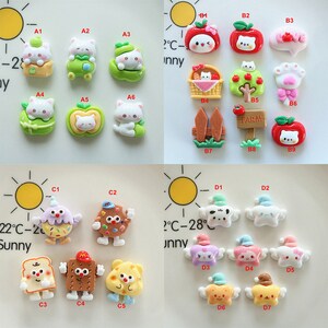 Kawaii Croc Charms Resin Embellishments for DIY Shoe Charm Croc Charms ...