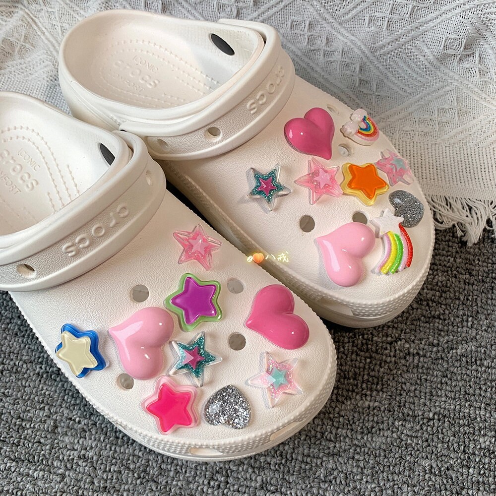 Cute Colorful Croc Charms Set for Girls Kids Jibbitz Star - Etsy