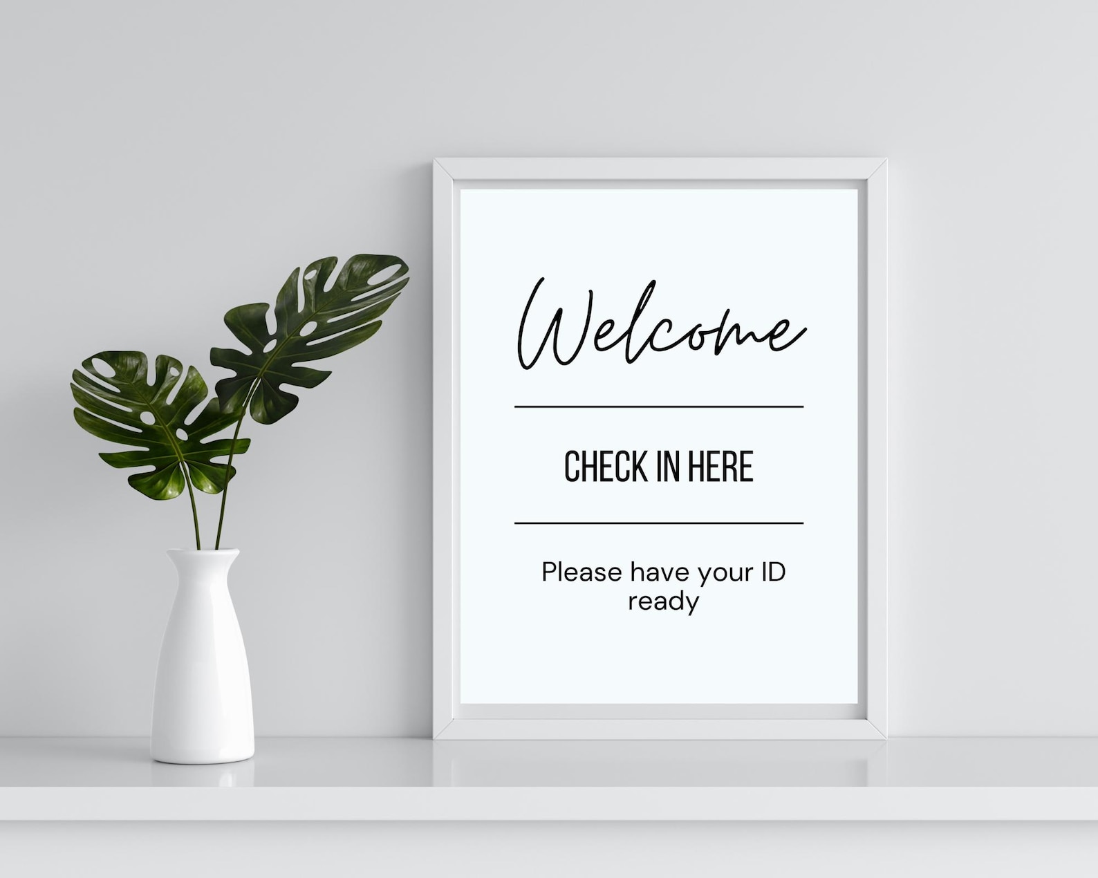 Printable Welcome Please Have a Seat Signs, Reception Front Desk Signs ...