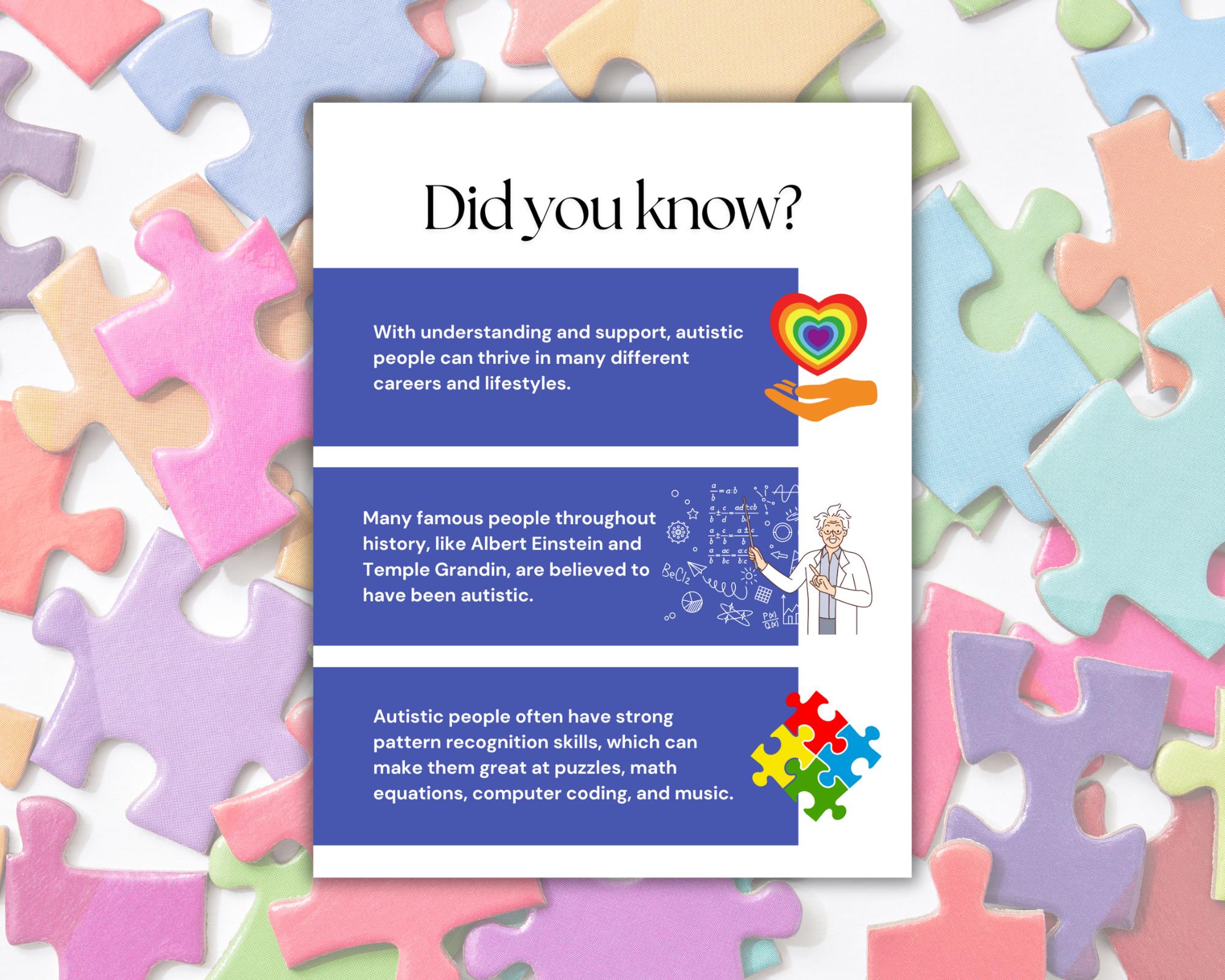 Autism Awareness Month Info Poster Files (set of 6), World Autism ...
