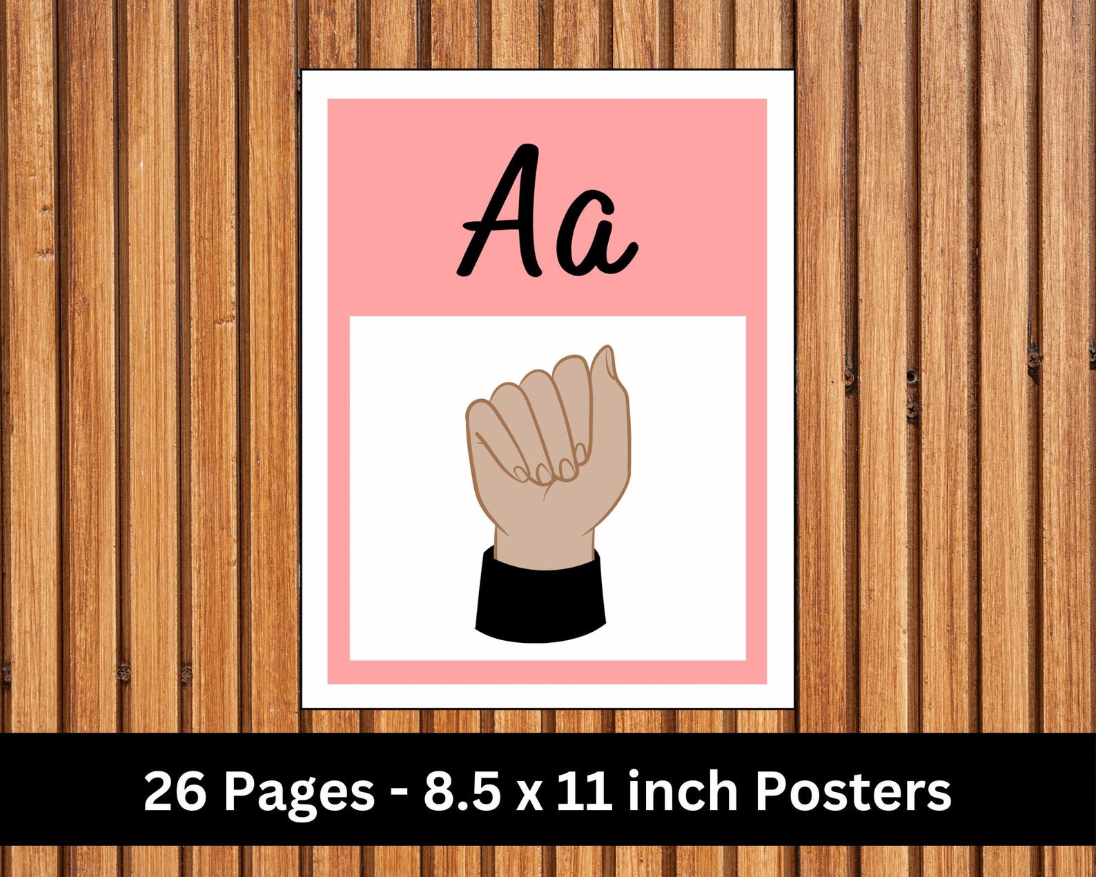 Sign Language Alphabet Posters, Learn ASL Classroom Resources, American ...