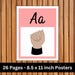 Sign Language Alphabet Posters, Learn ASL Classroom Resources, American ...
