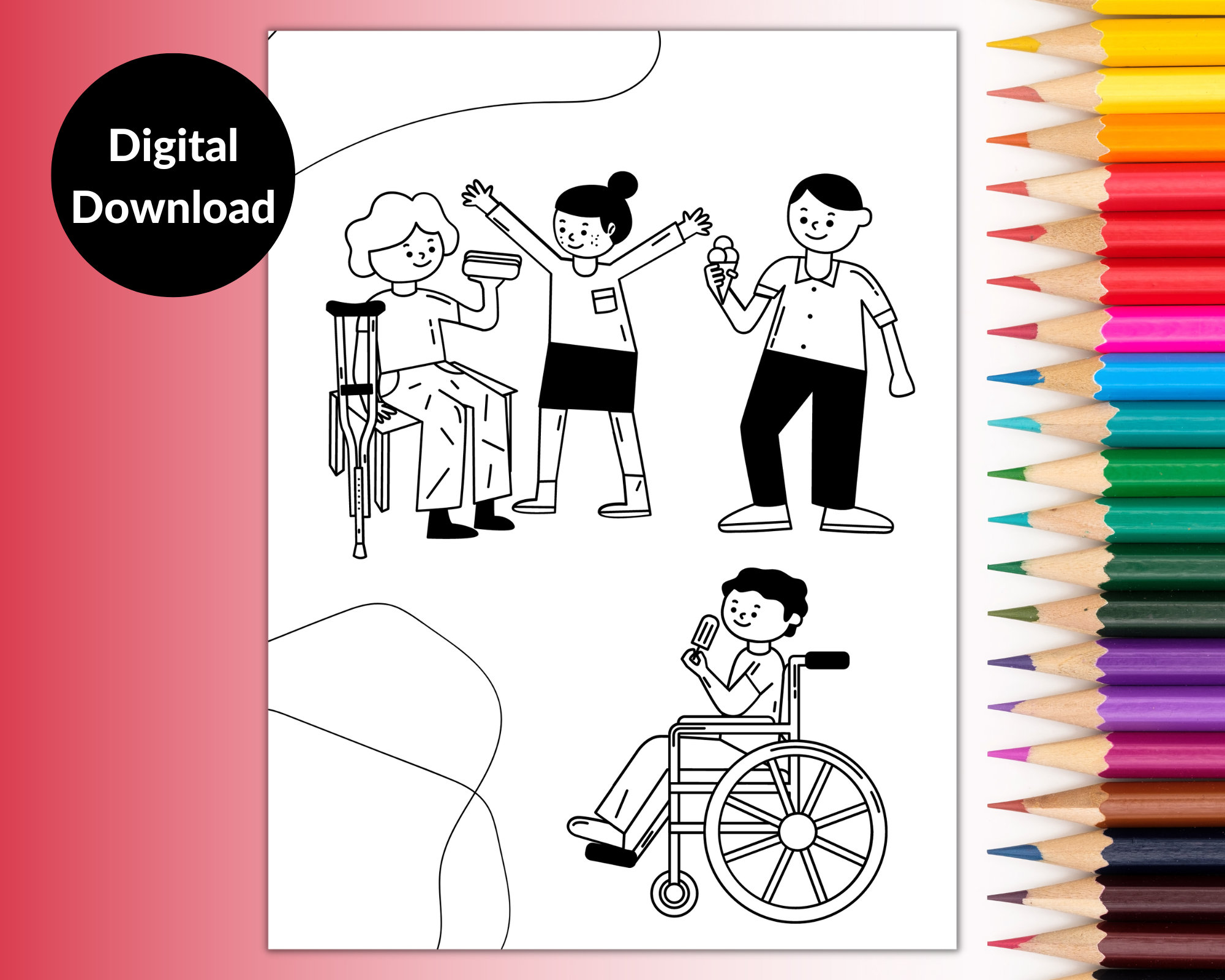 Coloring Pages For Special Needs