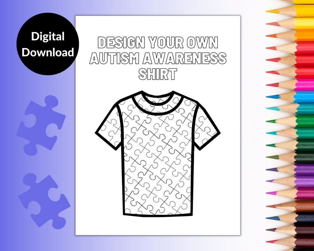 Autism Awareness Activity Coloring Page, Autism Acceptance, Autism ...