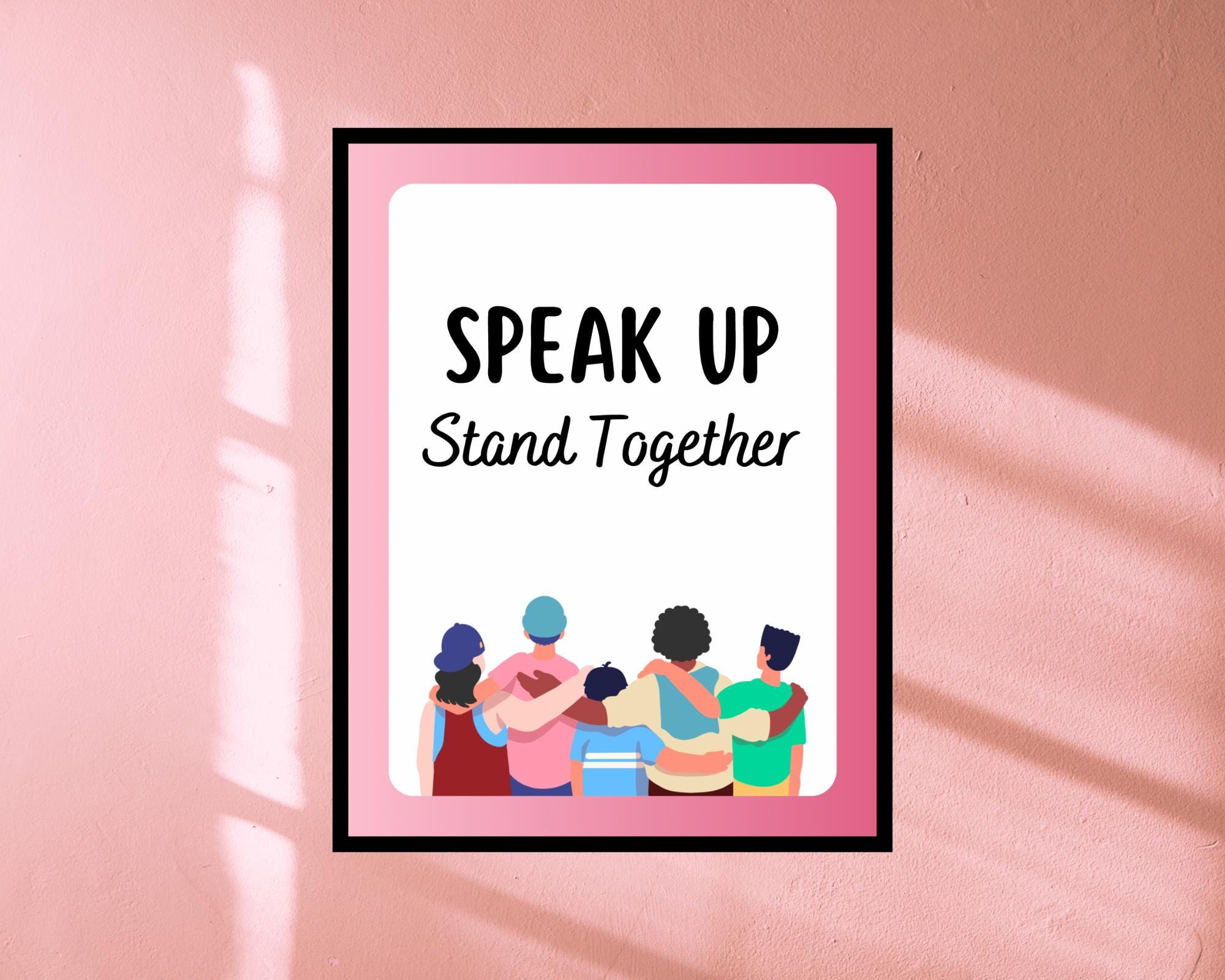 Anti-bullying Day Classroom Posters Set of 8, Pink Shirt Day, Bullying ...