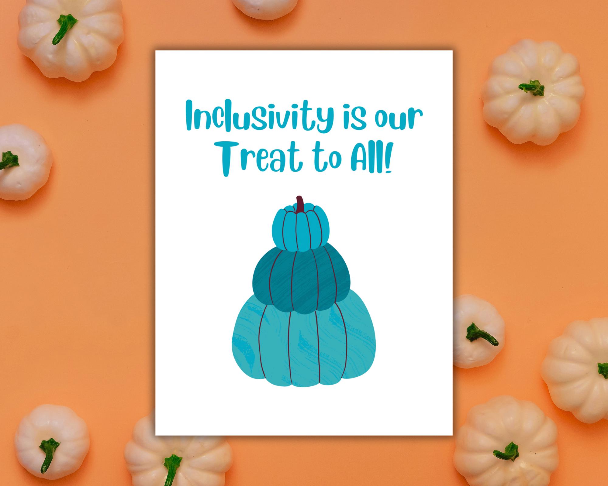 Teal Pumpkin Project Signs, Printable Halloween Poster, Allergy Safe ...
