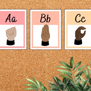 Sign Language Alphabet Posters, Learn ASL Classroom Resources, American ...