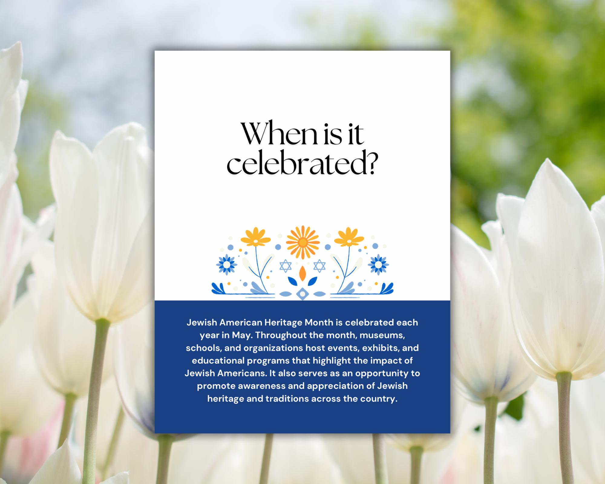 Jewish American Heritage Month Printable Info Posters Files (set of 6 ...