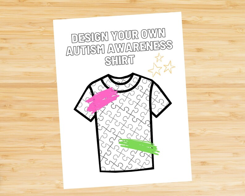 Autism Awareness Activity Coloring Page, Autism Acceptance, Autism ...