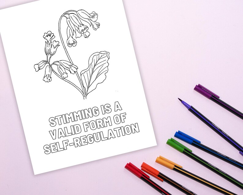 Neurodiversity Affirming Coloring Pages, Autism Acceptance Coloring ...