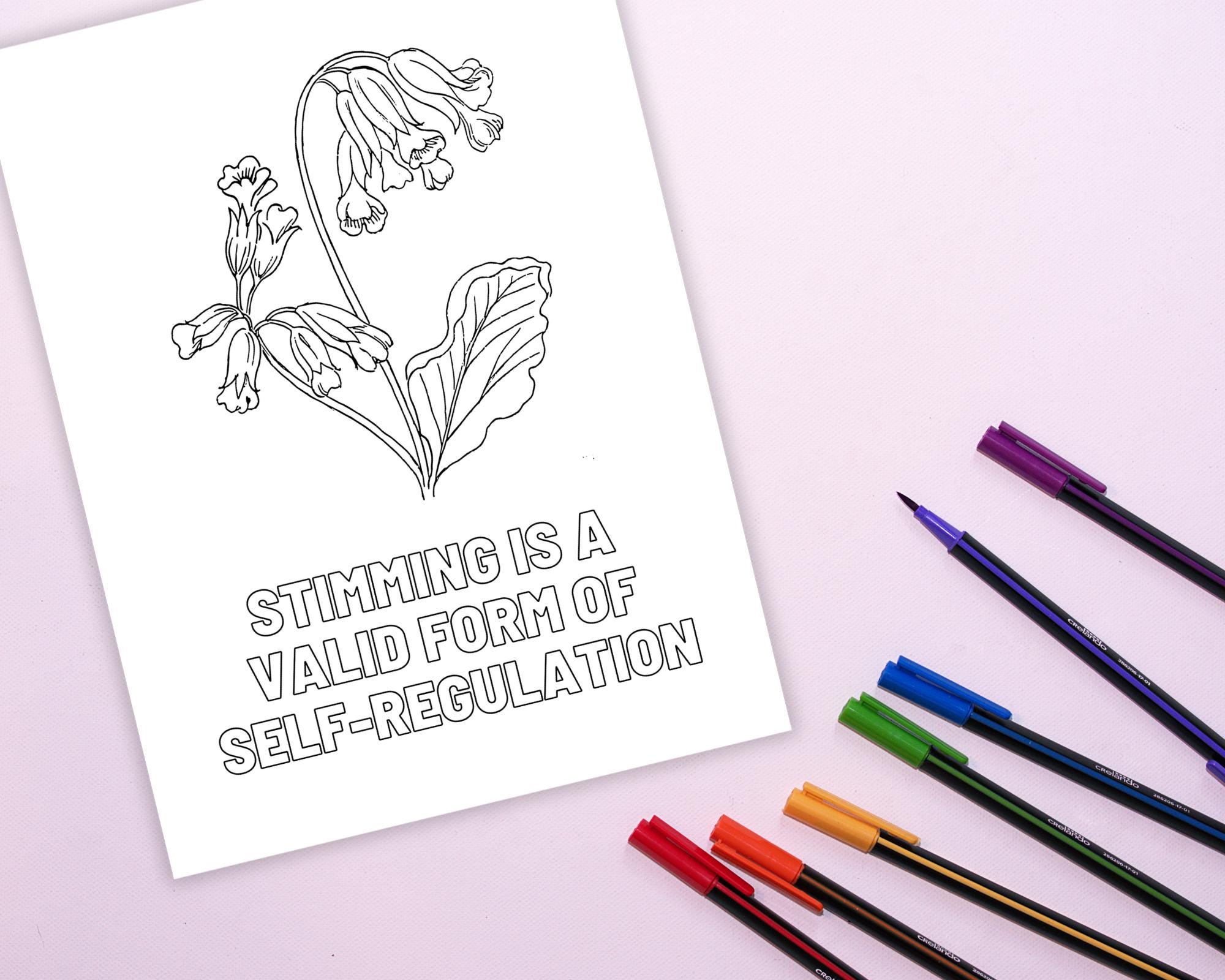 Neurodiversity Affirming Coloring Pages, Autism Acceptance Coloring ...