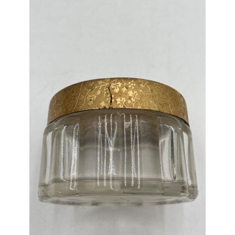Vintage Powder Jar - Etsy