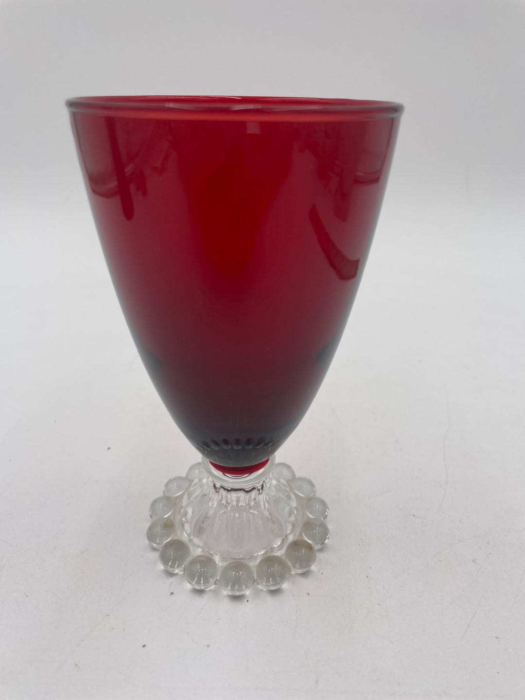 Ruby Red Berwick Boopie Juice Glass Goblet Cocktail Anchor Hocking - Etsy
