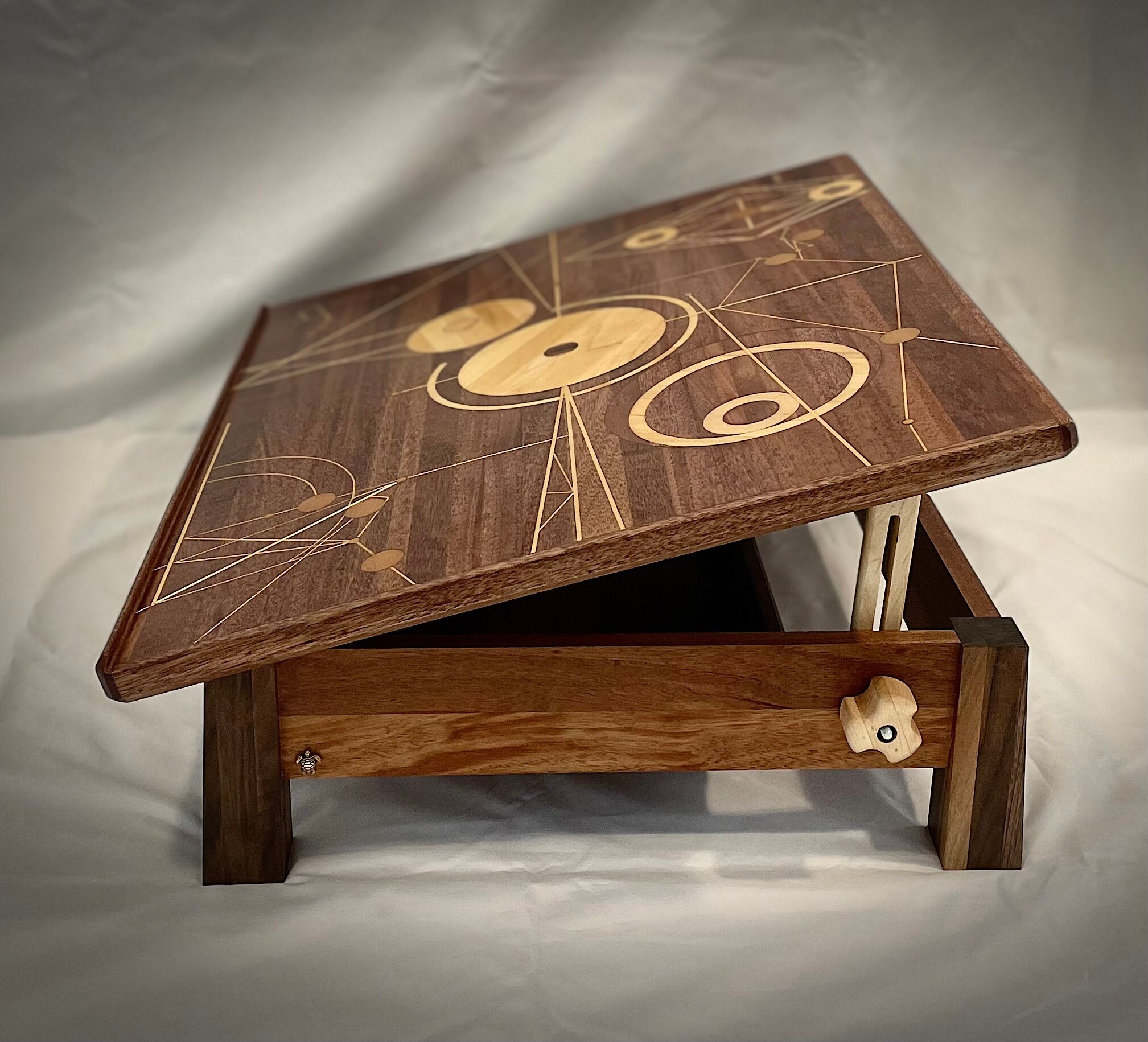 Drafting/drawing/writing Tilting Table With Drawer. Please Read ...