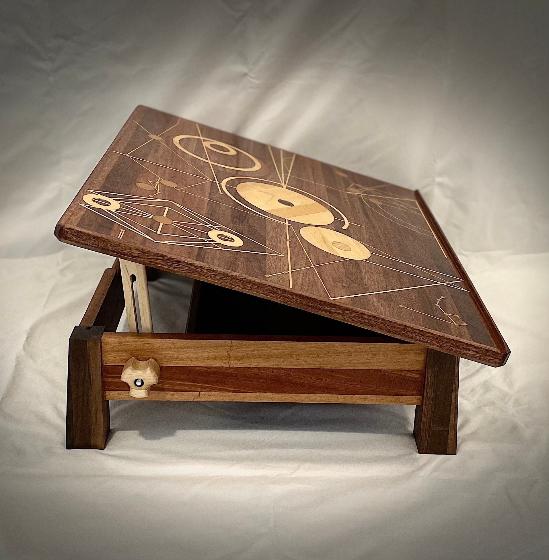 Drafting/drawing/writing Tilting Table With Drawer. Please Read ...