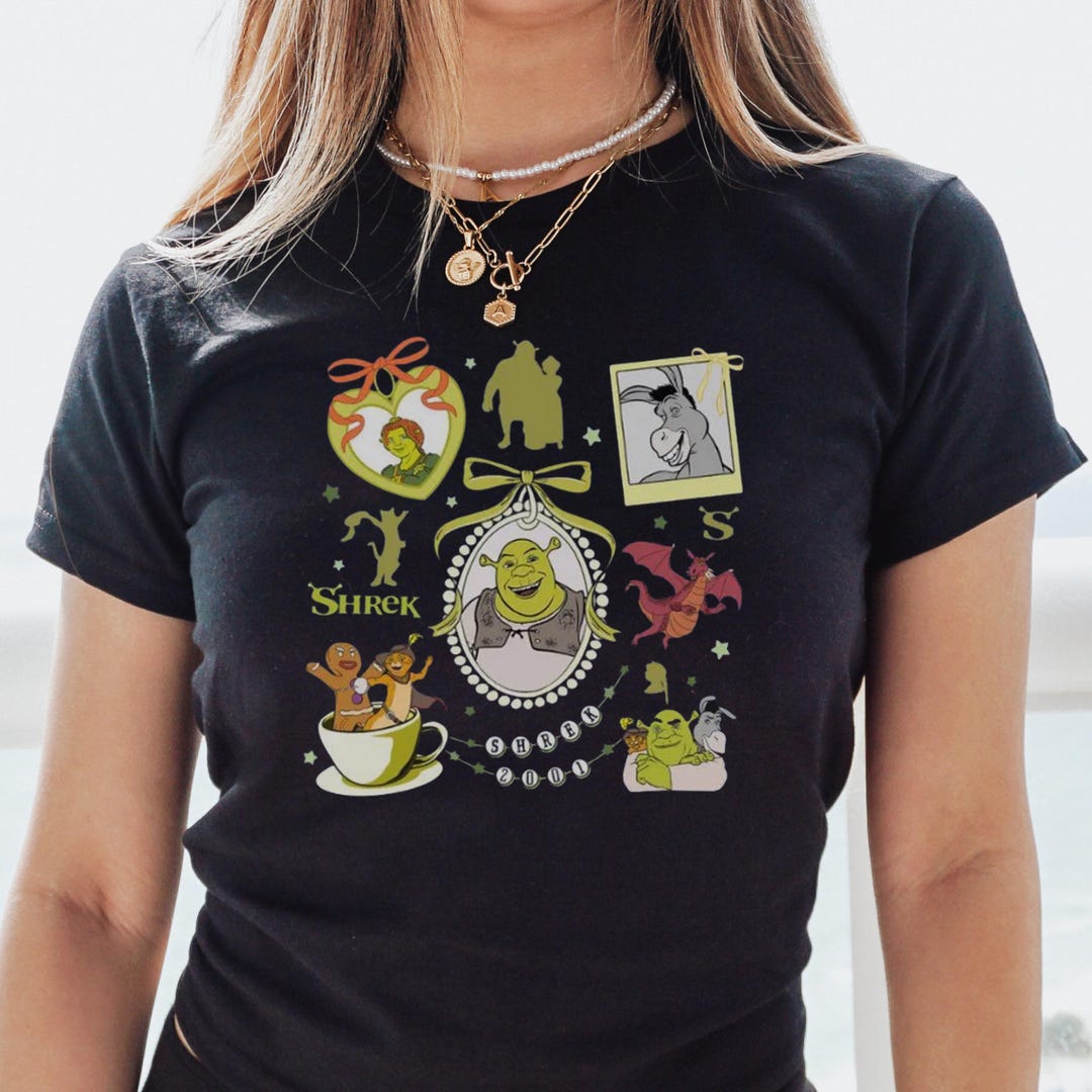 Shrek Coquette Baby Tee, Fiona Donkey, Shrek Fiona Shirt, Shrek Face ...