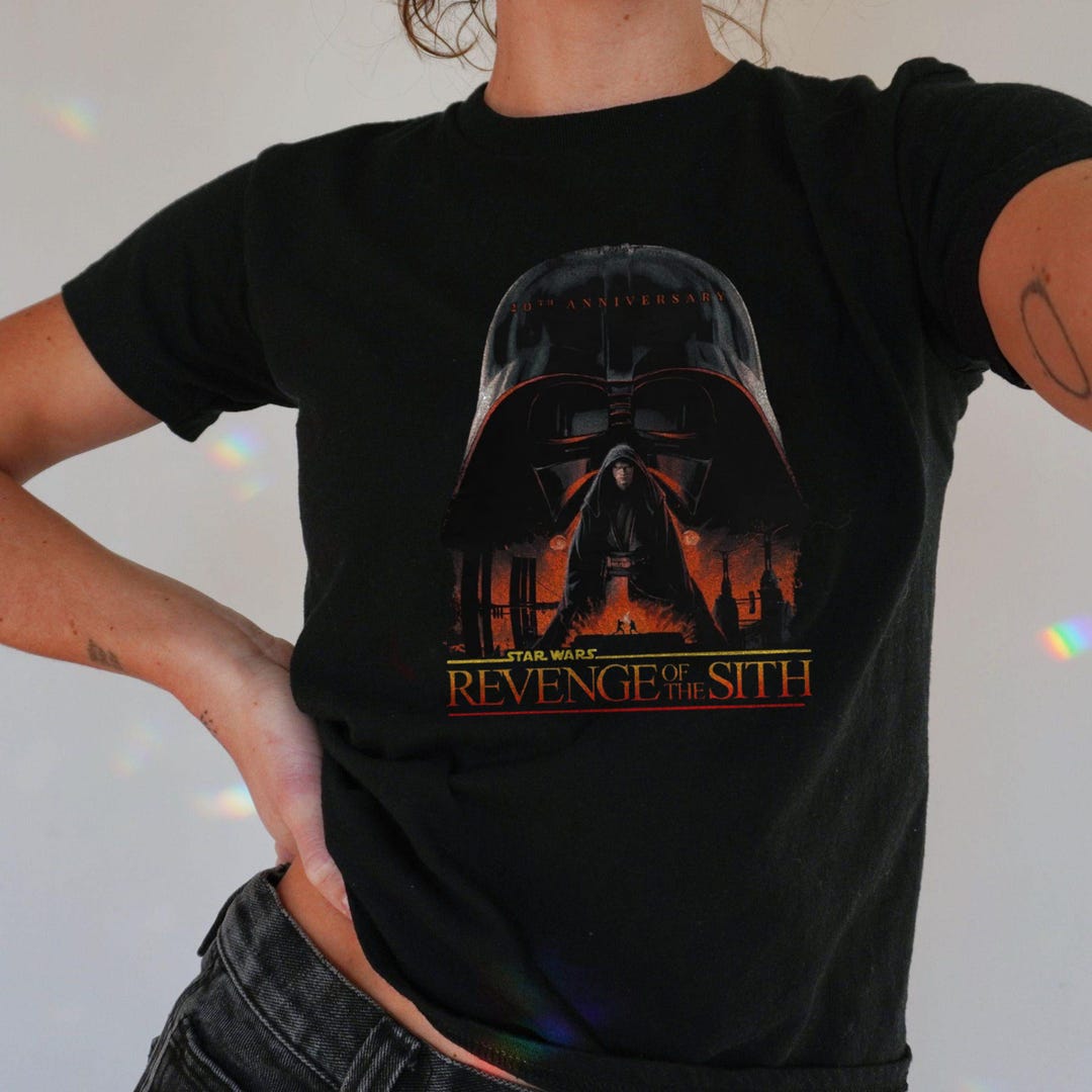 Star Wars Darth Vader Big Face Revenge of the Sith Baby Tee, Starwars ...