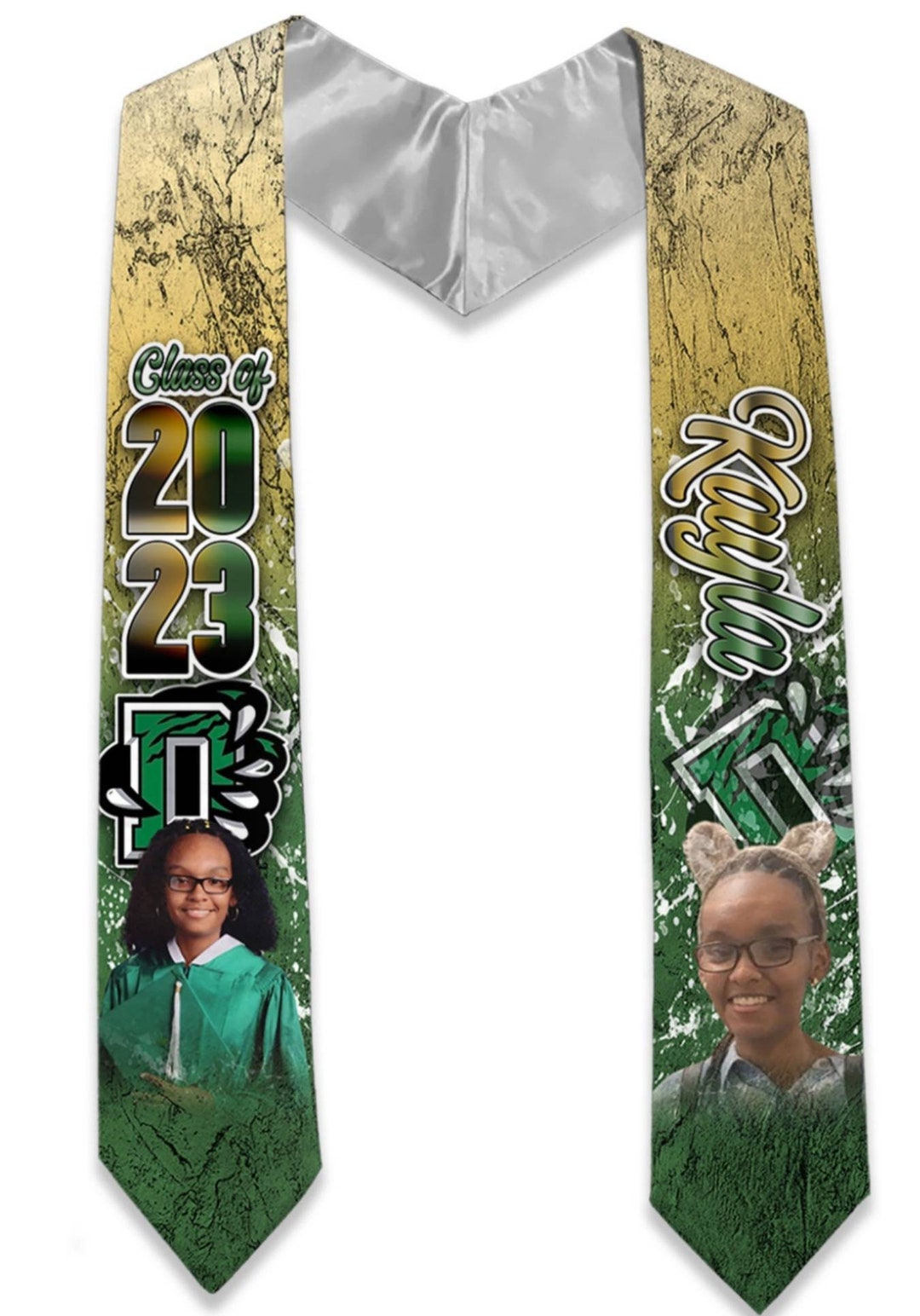 Custom Dye Sublimated Graduation Stole - Etsy