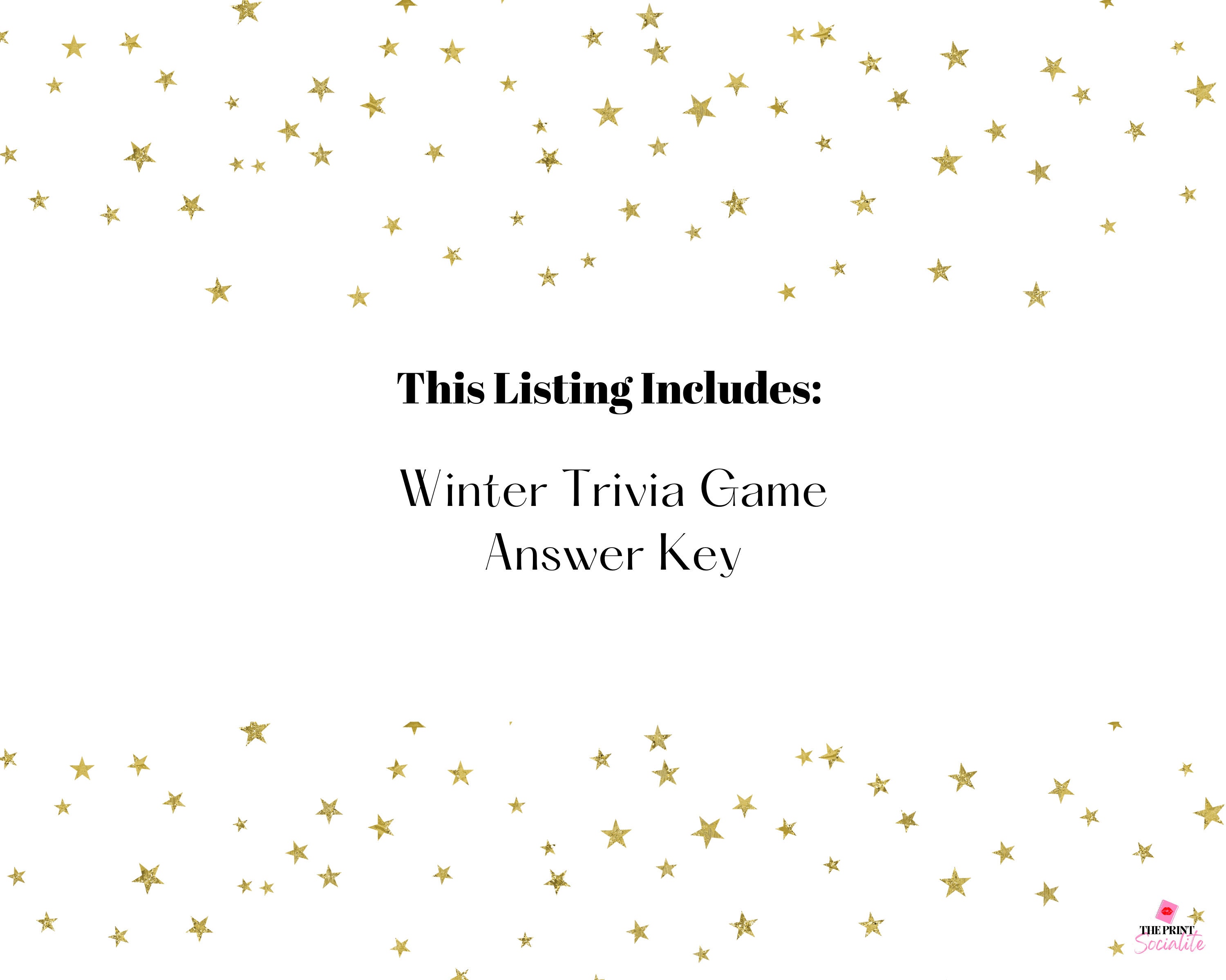 Winter Trivia Game, Printable Winter Party Games, Wintertime Activities ...