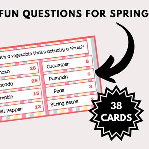 Spring Friendly Feud Game, Spring Party Game, Spring Family Games ...