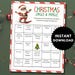 Jingle and Mingle Bingo, Christmas Party Game, Christmas Icebreaker ...