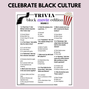 Black Movie Trivia, Black Trivia, Movie Games, Black People Party Games ...