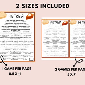 Pie Trivia, Dessert Trivia, Food Trivia, Pi Day Game, Pie Day Trivia ...
