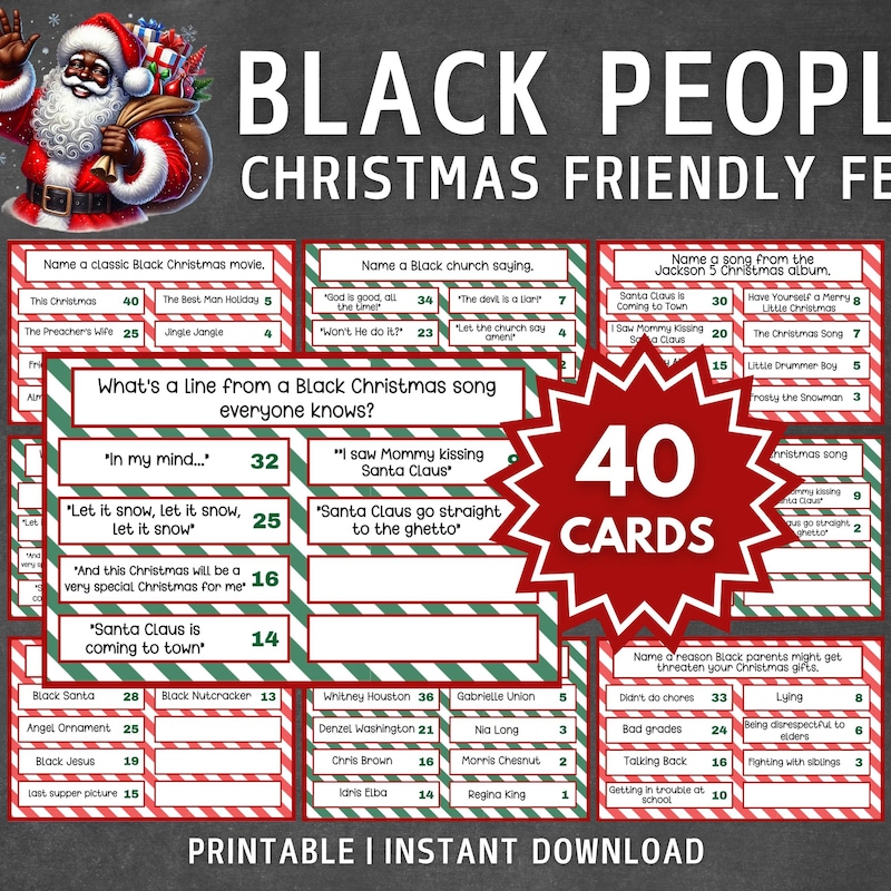 Black Family Feud Digital - Etsy