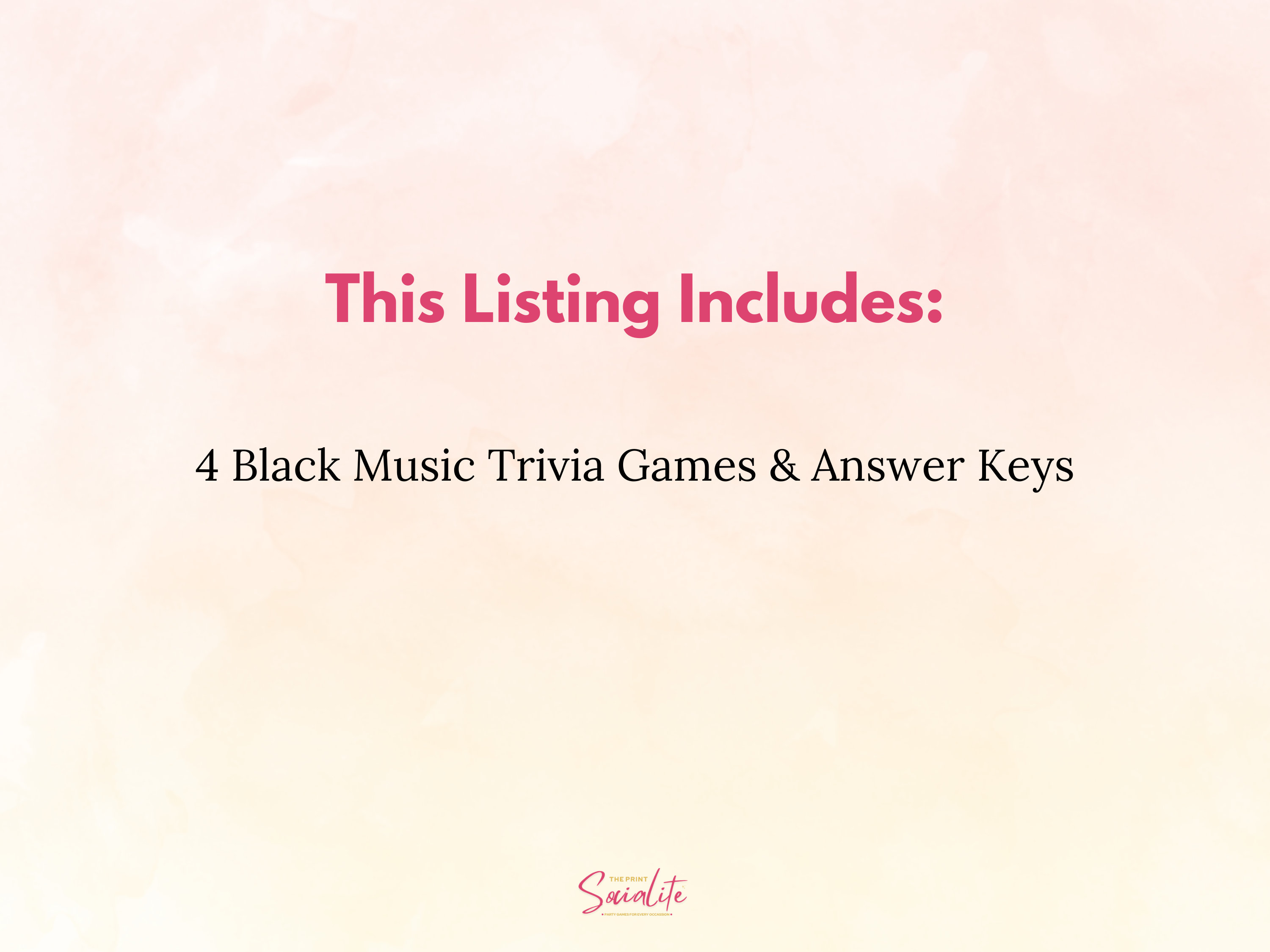 Black Music Trivia, Black Trivia, Music Games, African American Party ...