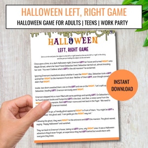 Left Right Halloween, Left Right Game, Pass the Prize, Pass the Gift ...