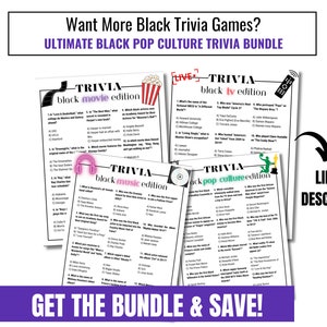 Black Trivia, Black Movie Trivia, Black Culture, Black History Month ...