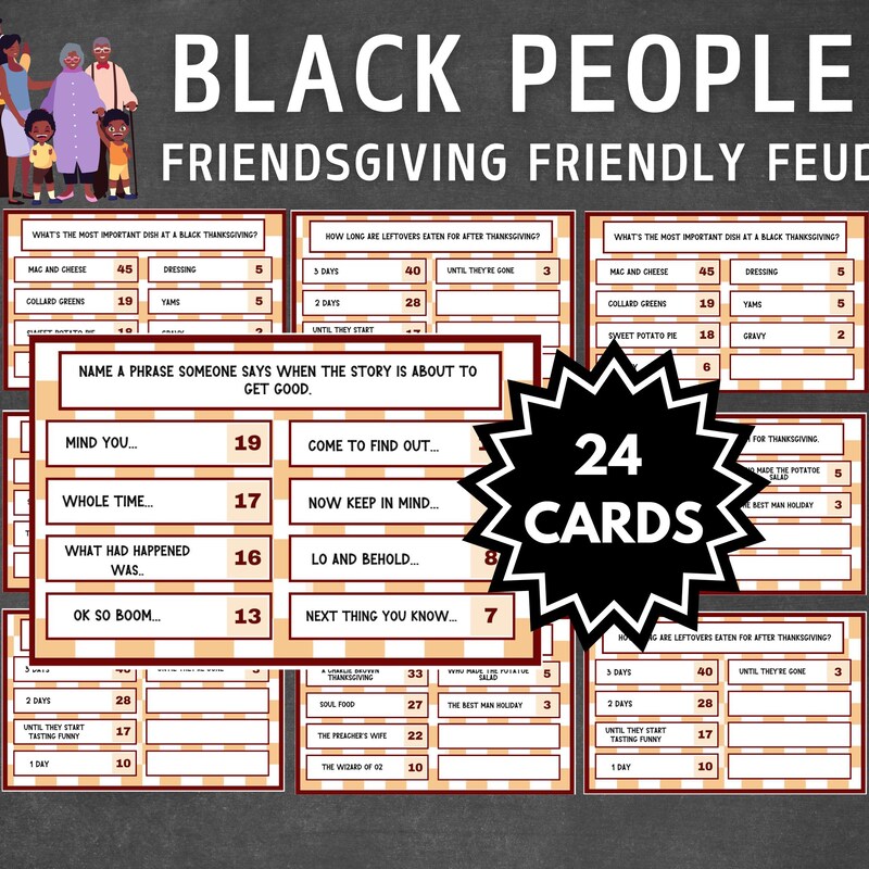 Black Family Feud - Etsy