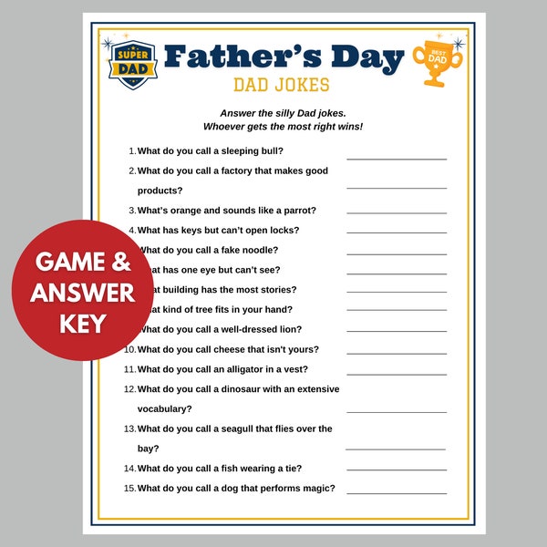 Father's Day Charades, Father's Day Activity for Kids, Family, Dad ...