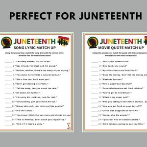 Juneteenth Trivia Games, Printable Juneteenth Game Bundle, Juneteenth ...