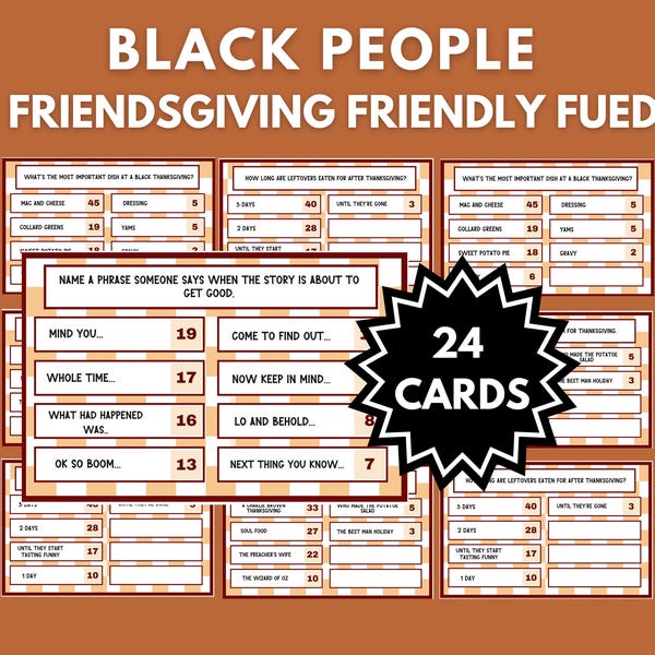 Black Family Feud - Etsy