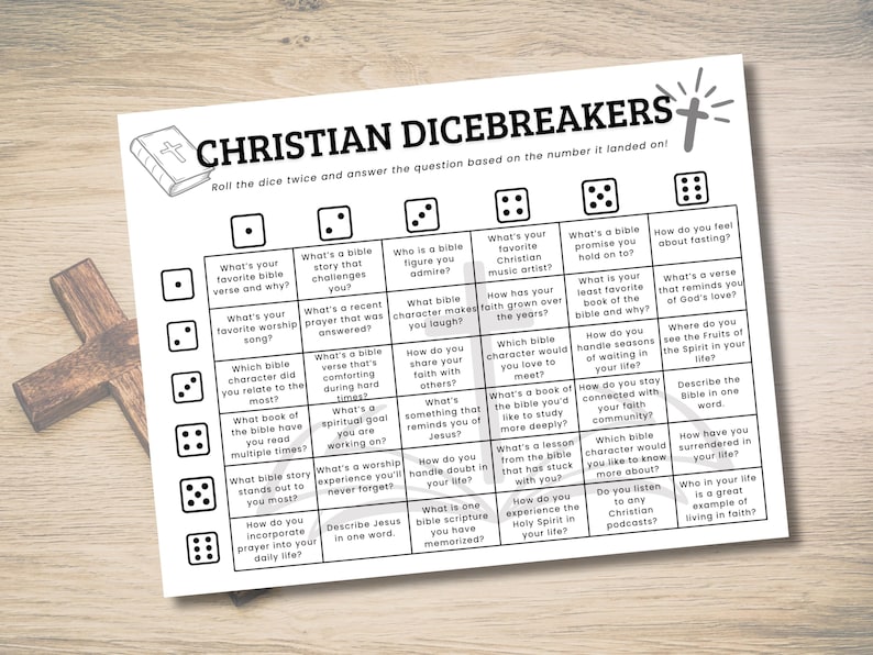 Christian Icebreaker Game, Bible Games, Church Activity, Christian ...