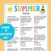 Summer Trivia, Summer Trivia Quiz, Printable Summer Games, Summer Party ...