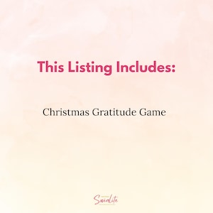 Christmas Gratitude Dice Game, Christmas Gratitude Game, Christmas ...