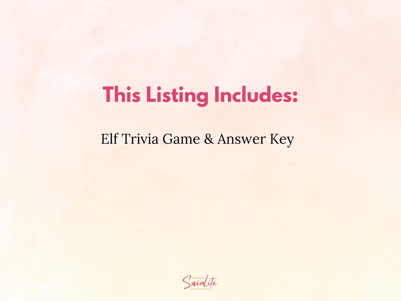Elf Trivia, Christmas Trivia, Christmas Party Game, Office Christmas ...