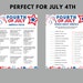 July 4th Trivia Games Bundle, 4th of July Activities, America Trivia ...
