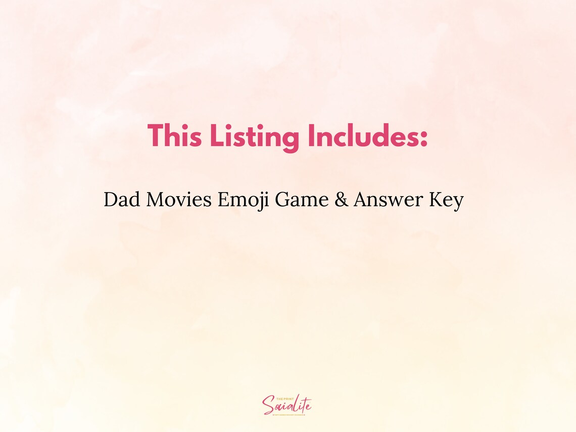 Father's Day Emoji Game, Father's Day Activity for Kids, Family, Dad ...