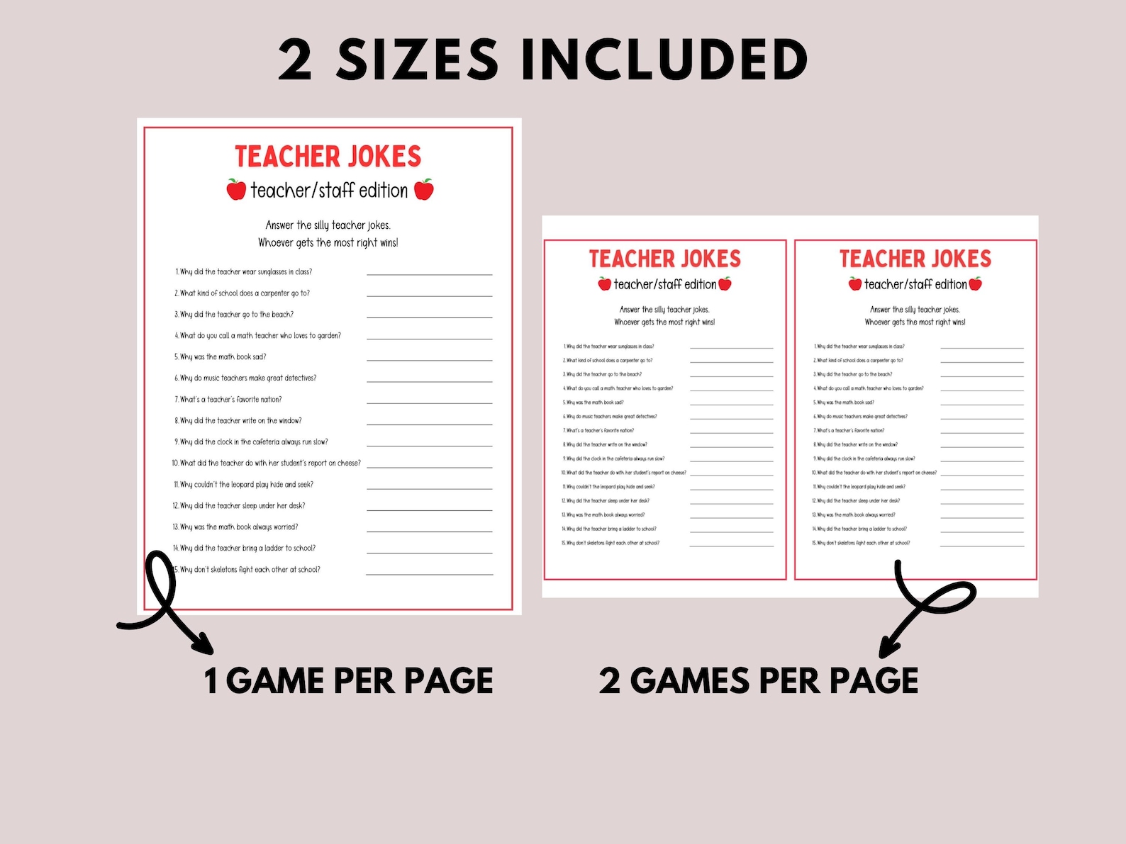 Teacher Staff Games, Games for Teacher Staff Meetings, Teacher Back to ...