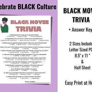 Black Trivia, Black Movie Trivia, Black Culture, Black History Month ...
