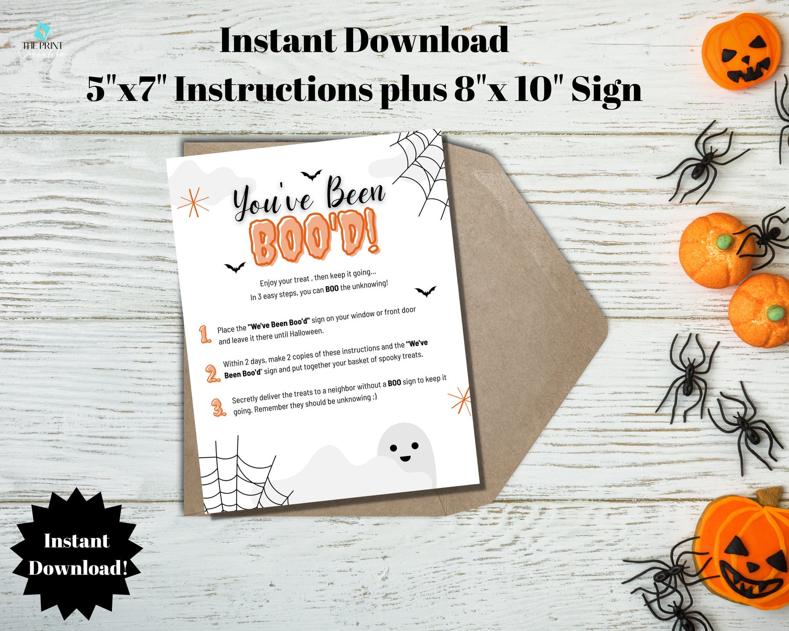 Halloween You've Been Booed Printable, You've Been Booed Sign ...