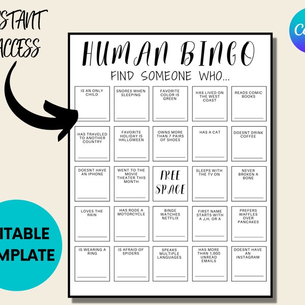 Get to Know You Template - Etsy