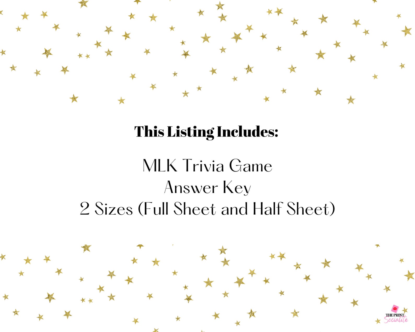 MLK Trivia, Martin Luther King Jr Trivia, Printable Game, Classroom ...