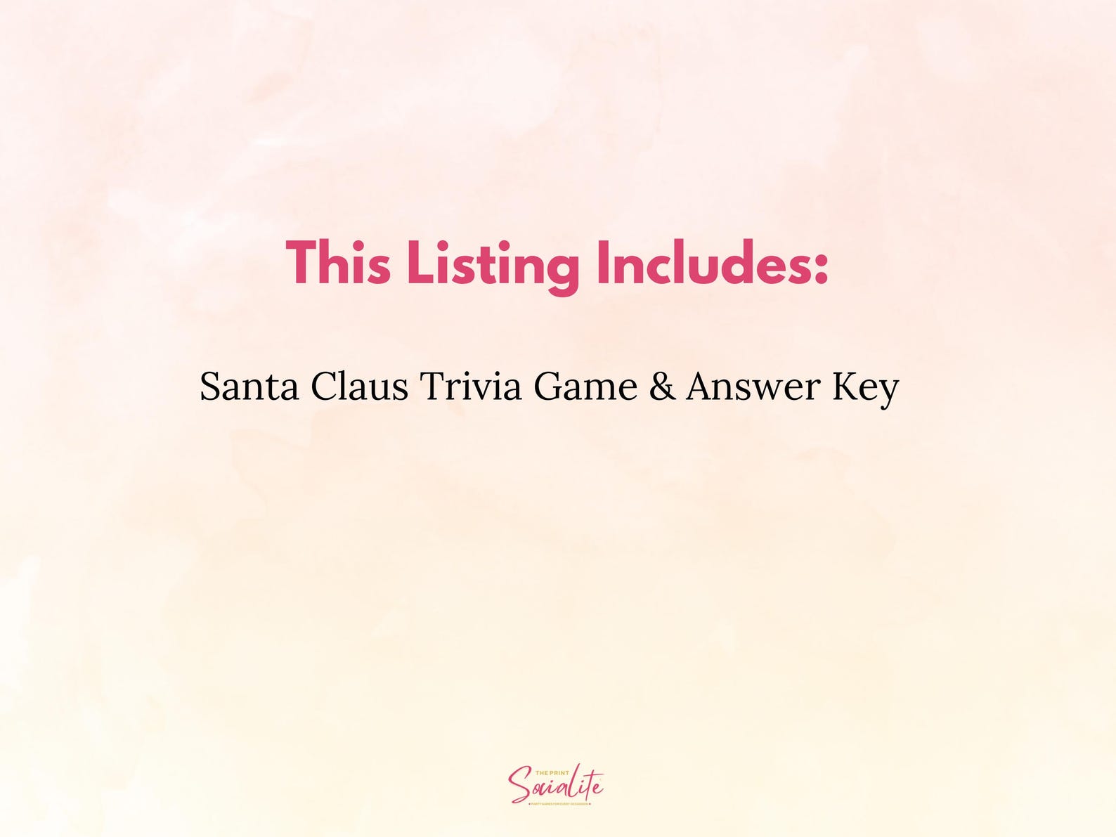 Printable Santa Claus Trivia, Christmas Trivia, Santa Game, Santa ...